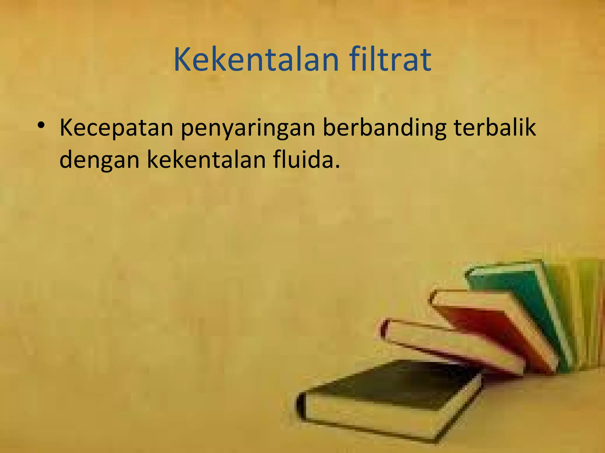 Filtration (penyaringan) | PPT