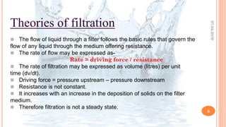 Filtration smruti ppt | PDF