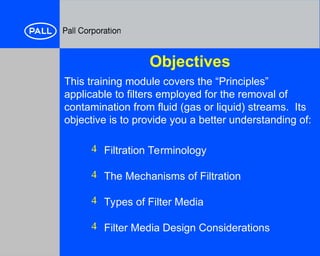 Principles of filtration liquid (Intemediate) | PPT