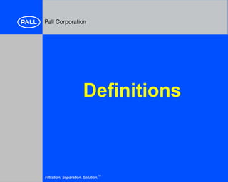 Principles of filtration liquid (Intemediate) | PPT