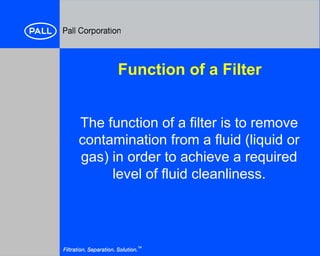 Principles of filtration liquid (Intemediate) | PPT