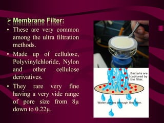Filtration and Clarification | PPTX
