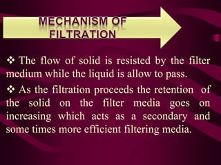 Filtration and Clarification | PPTX