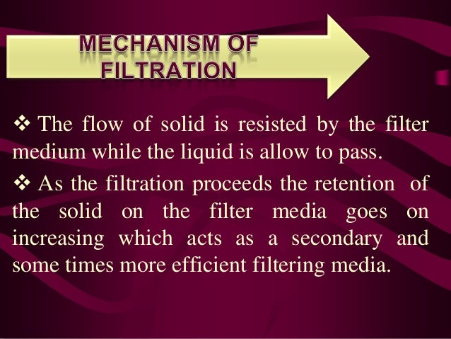 Filtration and Clarification