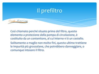 La Filtrazione | PPTX