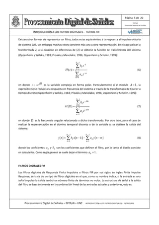 Filtro fir | PDF