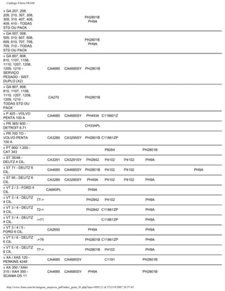 Filtros agricolas | PDF