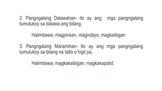 KAILANAN NG PANGALANISAHAN DALAWAHAN MARAMIHAN HALIMBAWA BATA MATANDA ...