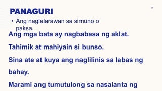 FIL 5 Paksa at Panaguri.pptx