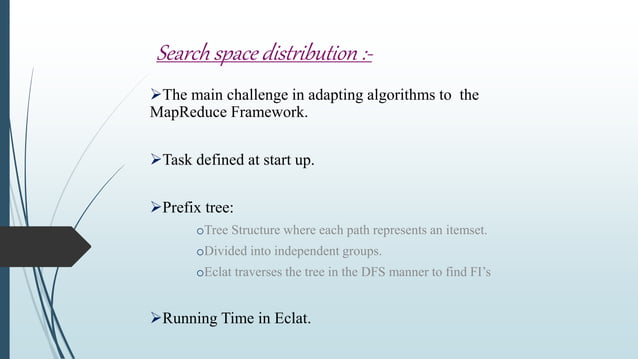 Frequent Itemset Mining(FIM) on BigData | PPTX