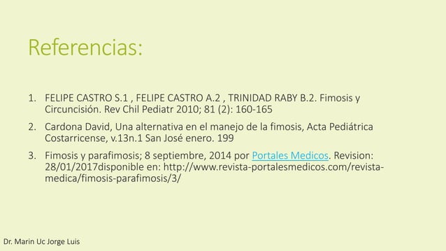 Fimosis y parafimosis | PPTX