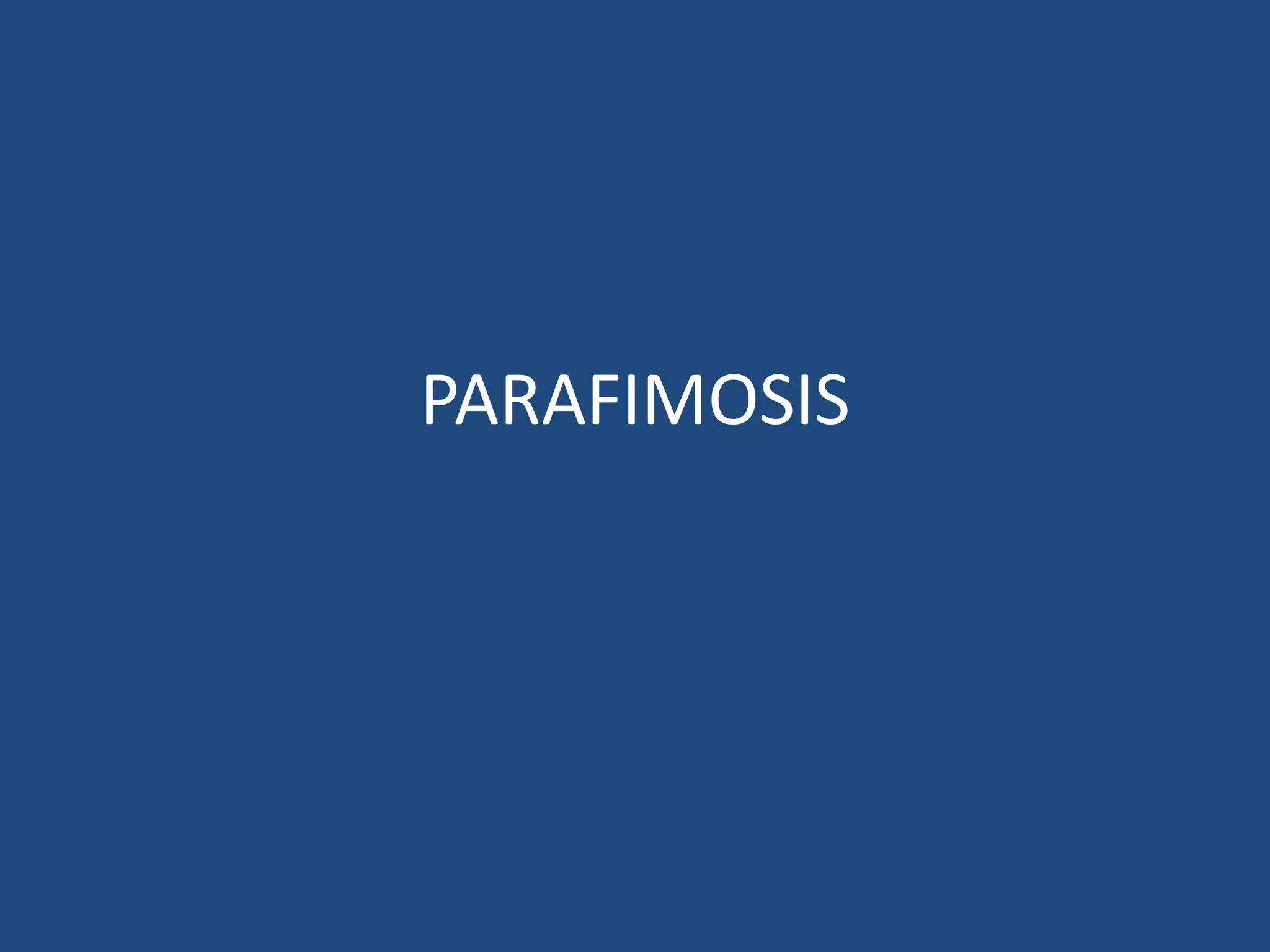 Fimosis dan Parafimosis | PDF