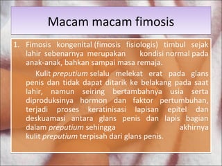 Fimosis NRA (etika, faizatun,faulivian) | PPT