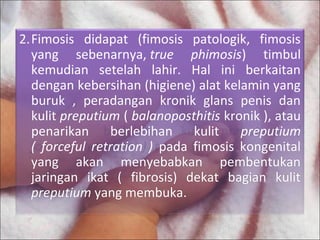 Fimosis NRA (etika, faizatun,faulivian) | PPT
