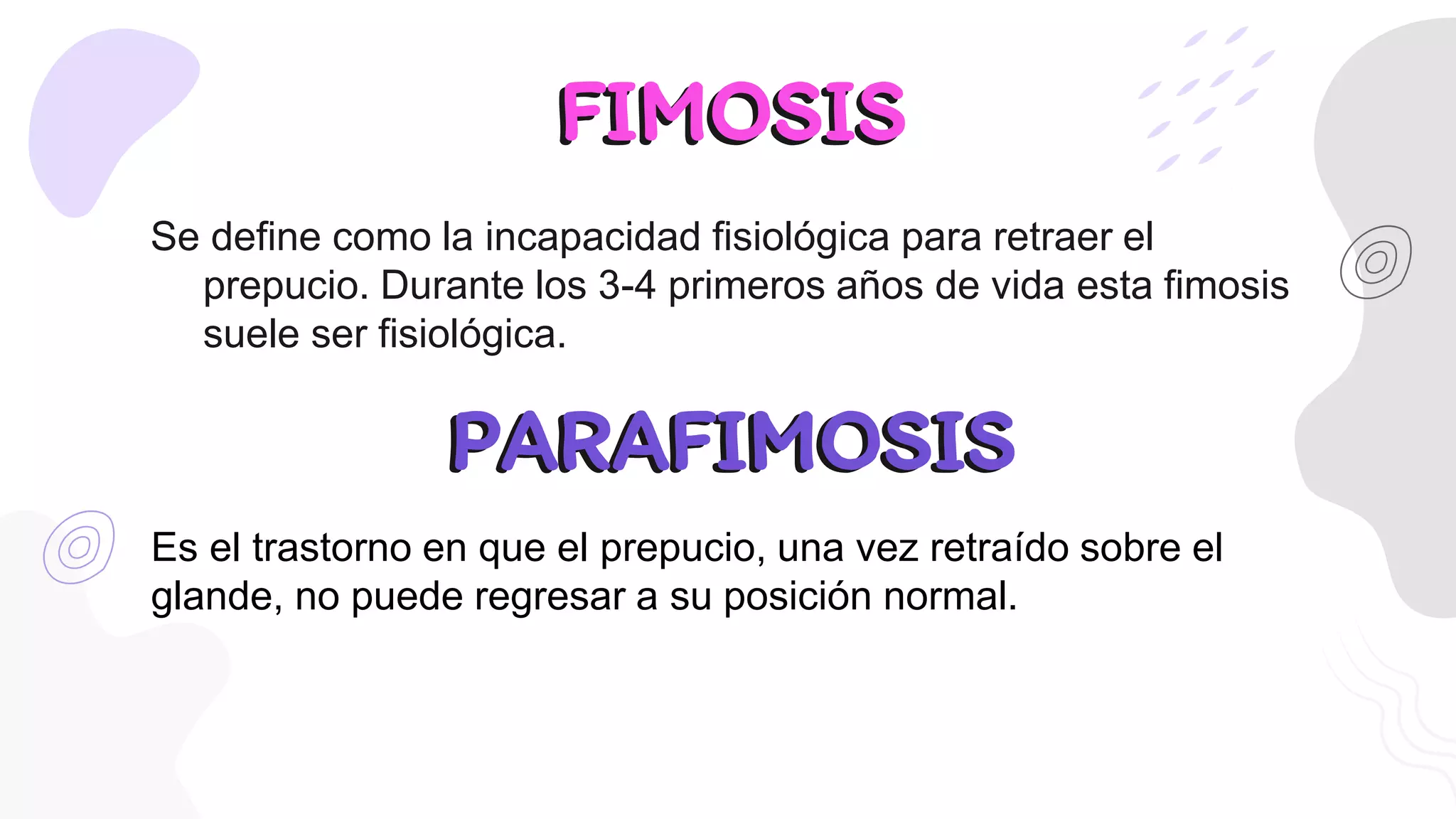 FIMOSIS, PARAFIMOSIS, CANCER RENAL.pptx