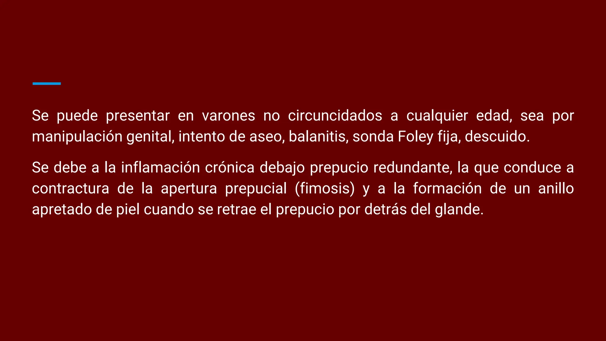 Fimosis y parafimosis;Clínica de urología | PPTX