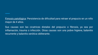 Fimosis y parafimosis;Clínica de urología | PPTX
