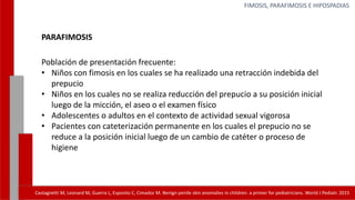 FIMOSIS Y PARAFIMOSIS. Medicina urologia | PPTX