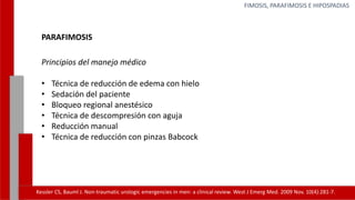 FIMOSIS Y PARAFIMOSIS. Medicina urologia | PPTX