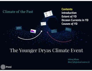The Younger Dryas event (12,900 Years ago) | PPT