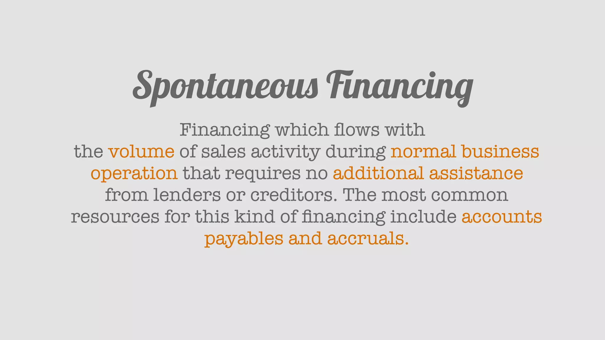 Short Term Financing | PDF