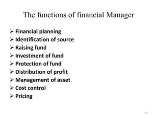 Introduction to financial management | PPT