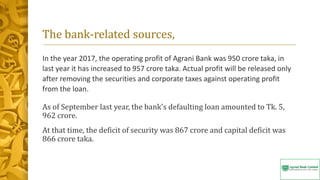 Agrani bank LTD. | PPTX