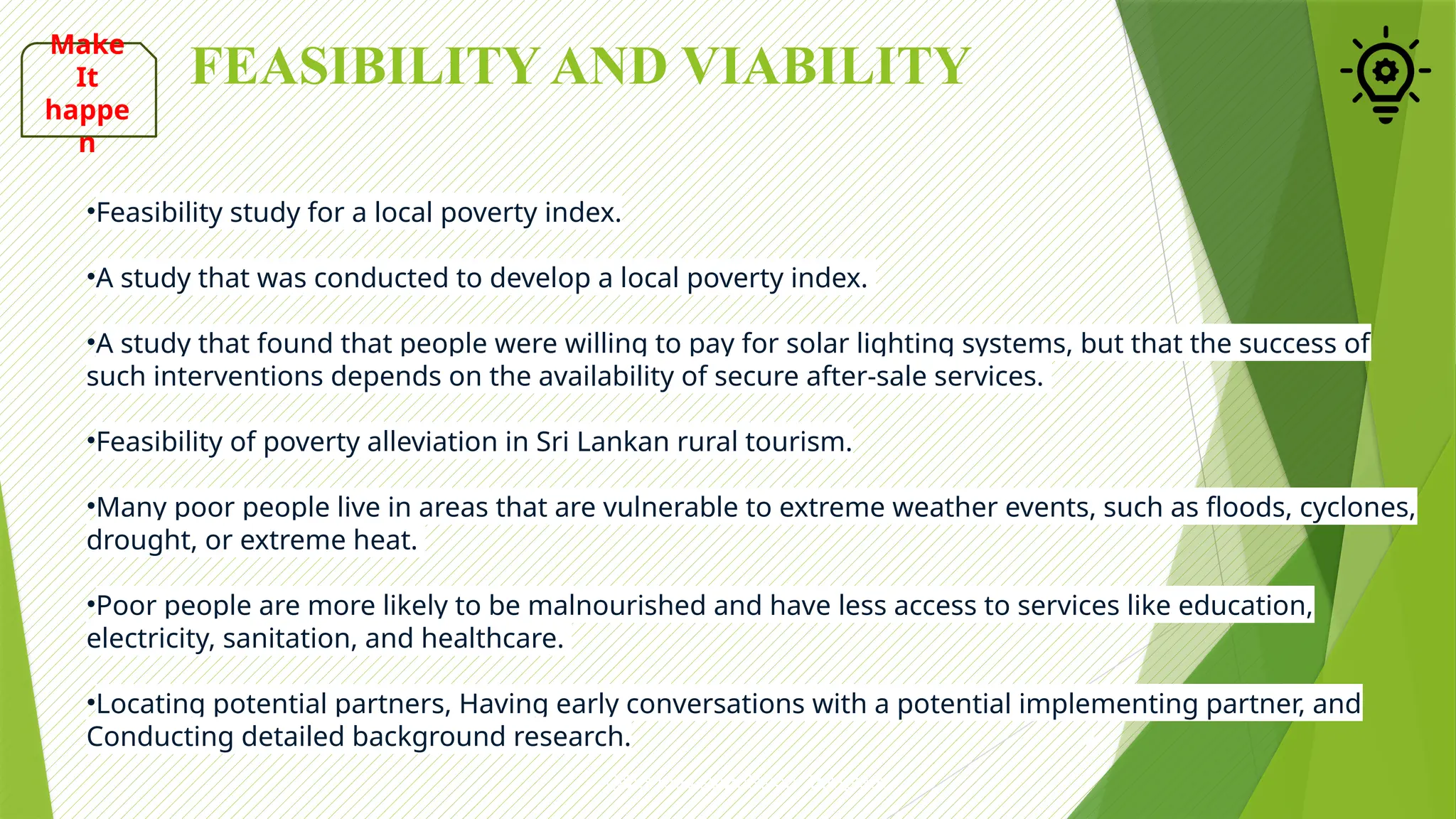 Poverty can have many causes and effects, including environmental ...