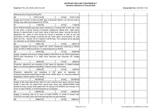 Financial tabulation for a project in south india | PPT