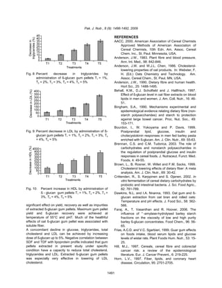 Extraction of beta glucan from oat and its lipoprotein profile | PDF | Chemistry | Science