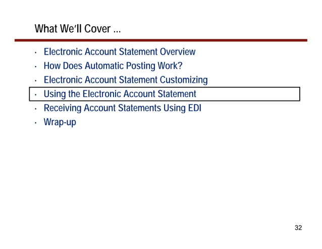 SAP Financials 2011 Prakhina Detailed Lessons To Reduce Electronic Bank ...