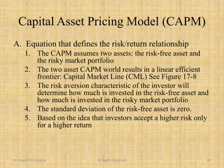 Principal of investment and Portfolio Management | PPT