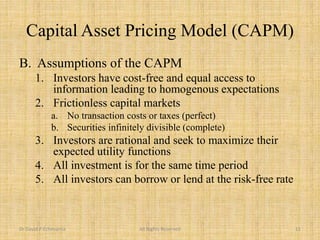Principal of investment and Portfolio Management | PPT
