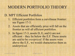 Principal of investment and Portfolio Management | PPTX