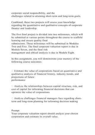 FIN 330 Final Project I Guidelines and Rubric Overv.docx