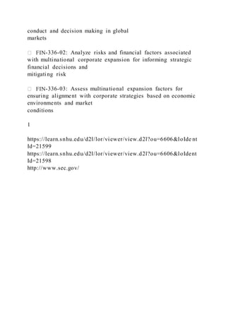 FIN 336 Final Proj | DOCX