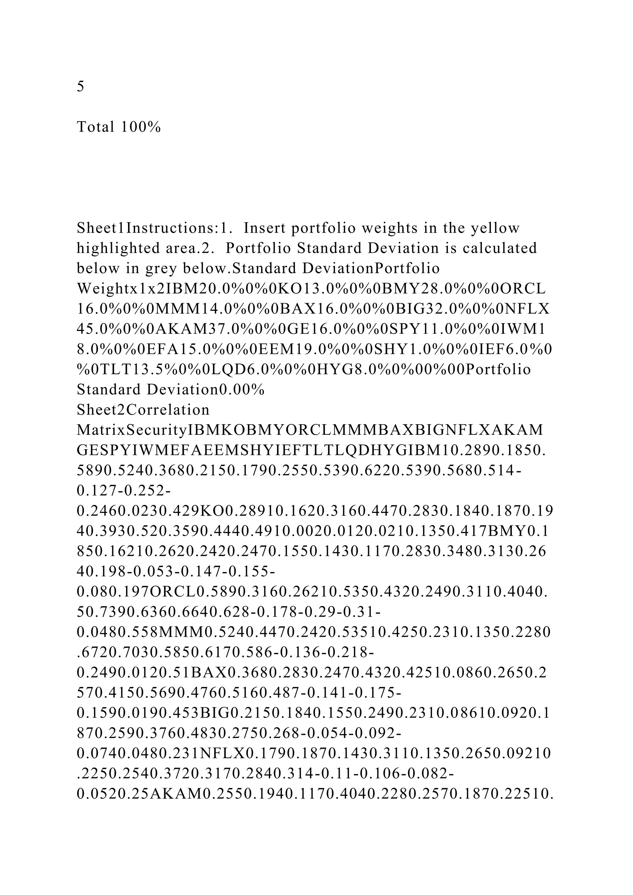 FIN 340 Final Project Scenarios and Tables You will u.docx