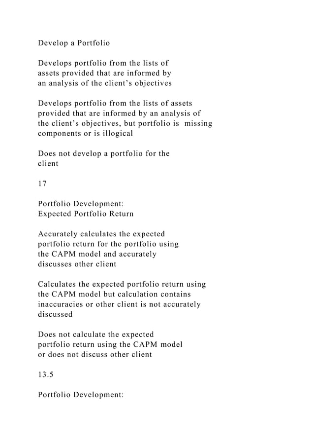 FIN 340 Final Project Scenarios and Tables You will u.docx
