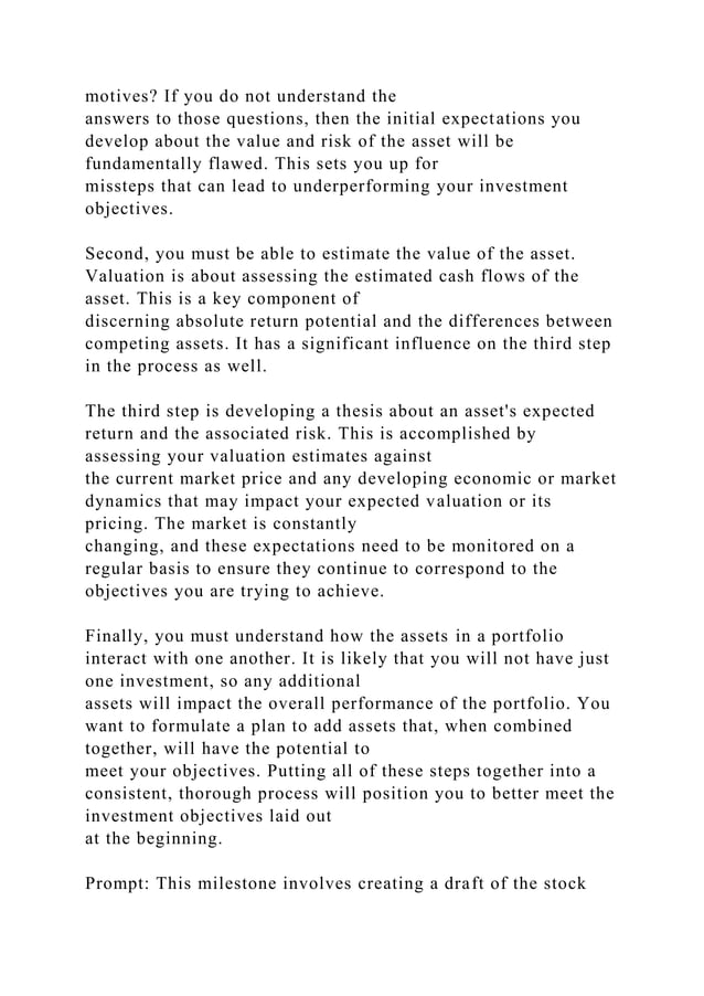 FIN 340 Final Project Scenarios and Tables You will u.docx