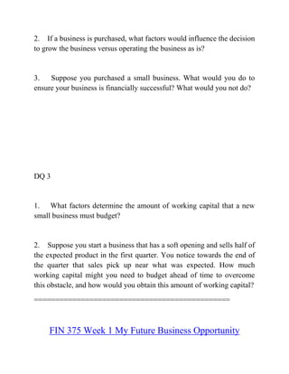 FIN 375 Education Planning--fin375.com