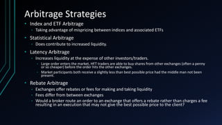 Algorithmic & High-Frequency Trading | PPTX