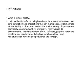 virtual reality | PPTX