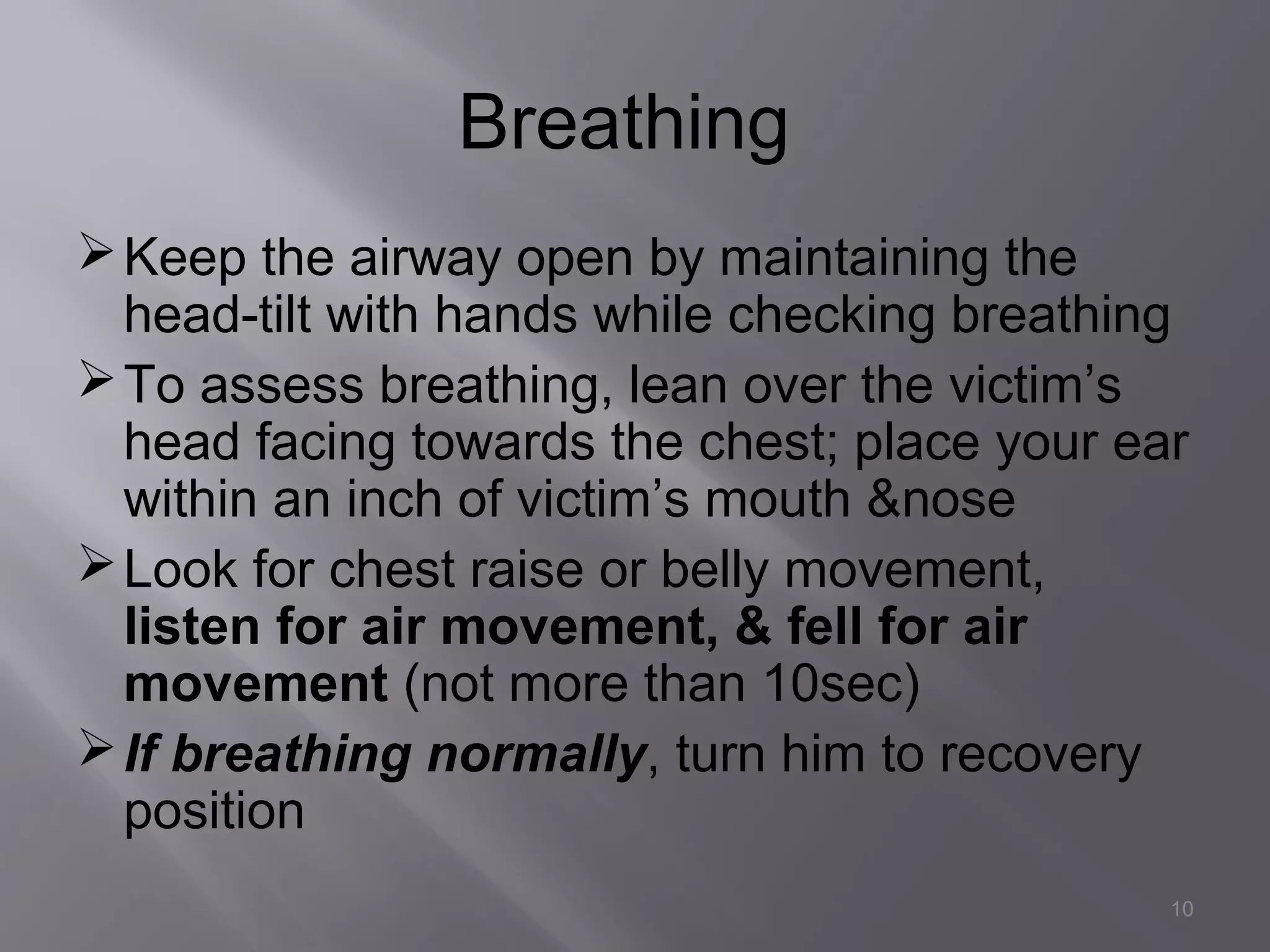 basic life support | PPT