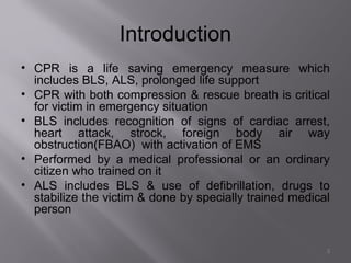 basic life support | PPT