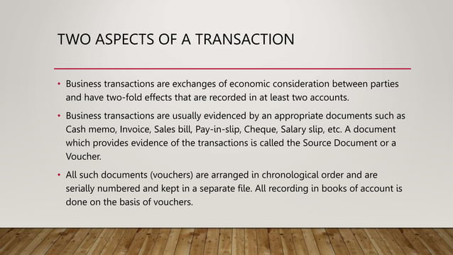 Basic account terminology & main terms of accounting | PPT