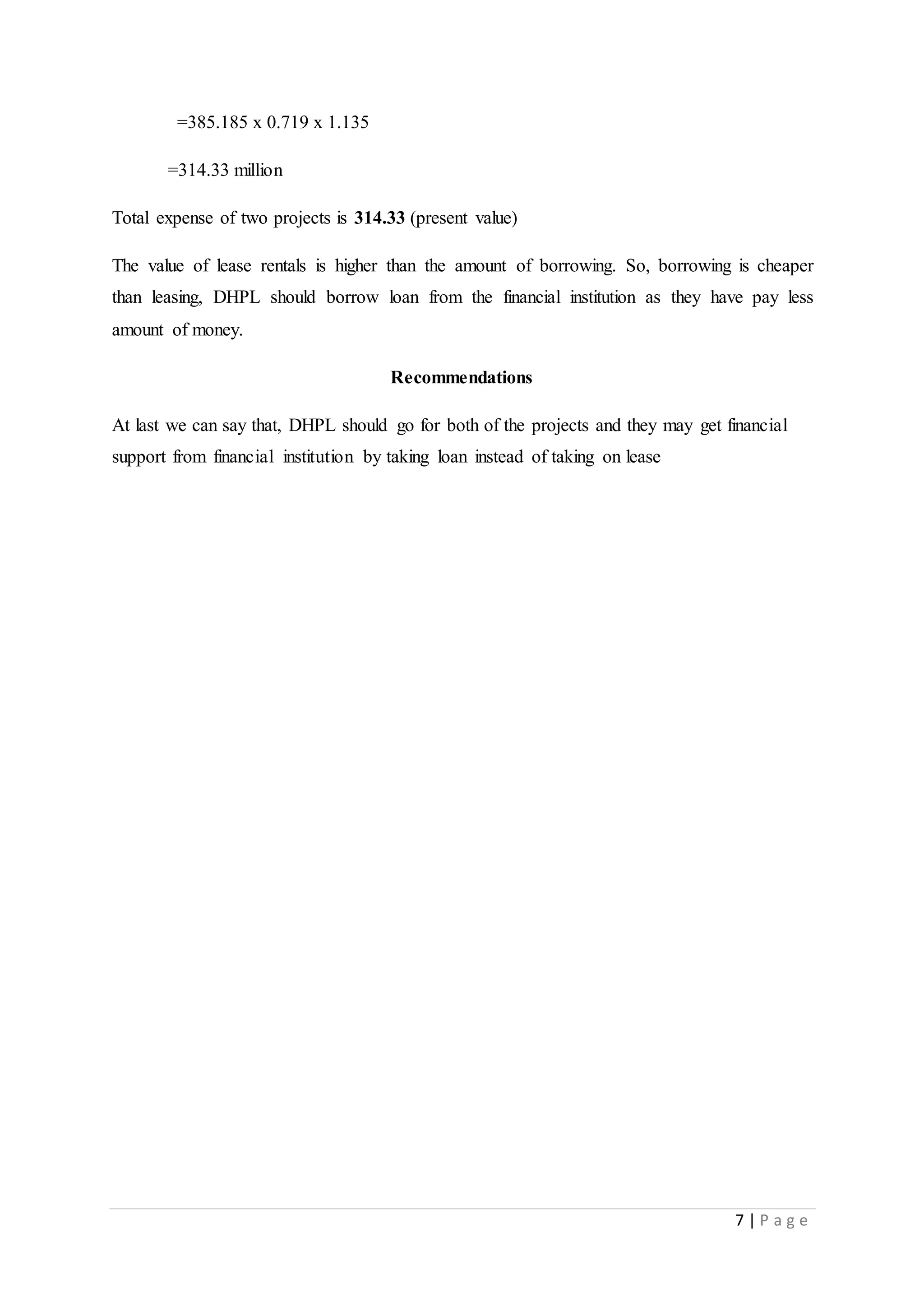 Case study on DHPL | PDF