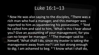 Checkbook Luke 16:1-13 | PPTX