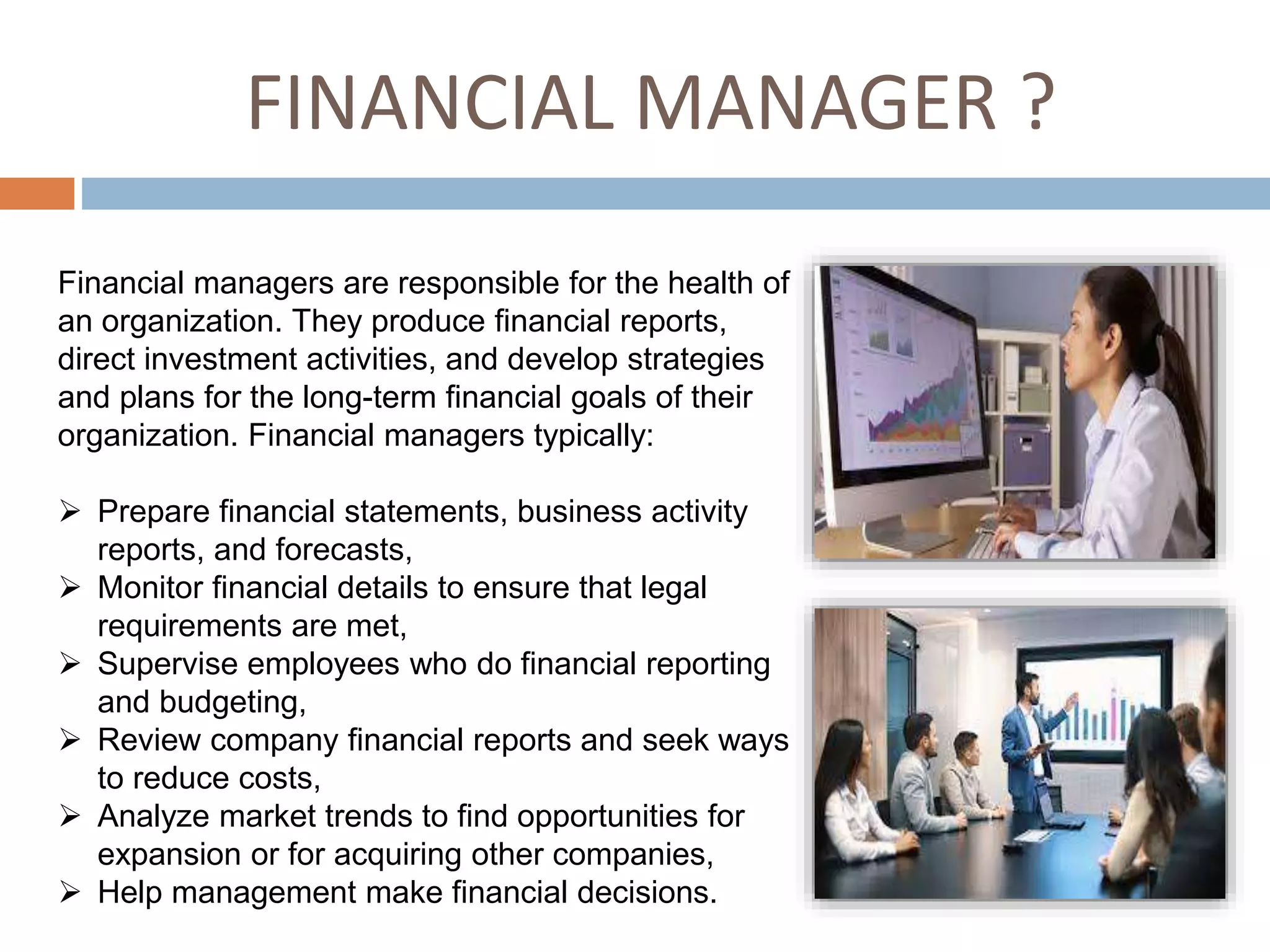 Finacial manager ppt | PPTX