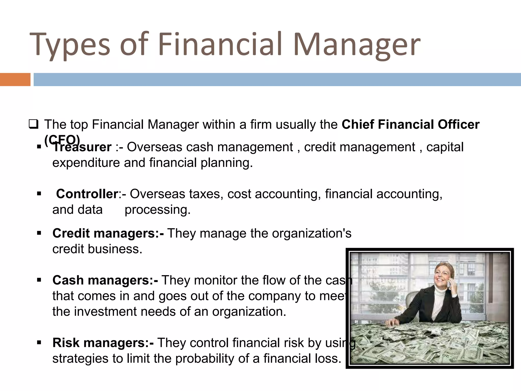 Finacial manager ppt | PPTX