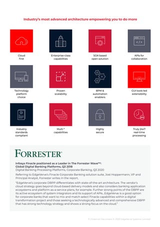 Empower Your Corporate Bank with Finacle's Comprehensive Solutions | PDF